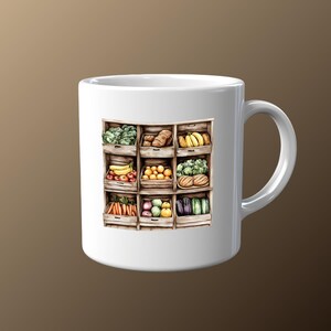 Grocery Store Clipart- Fresh Food- Commercial Use PNG - Etsy