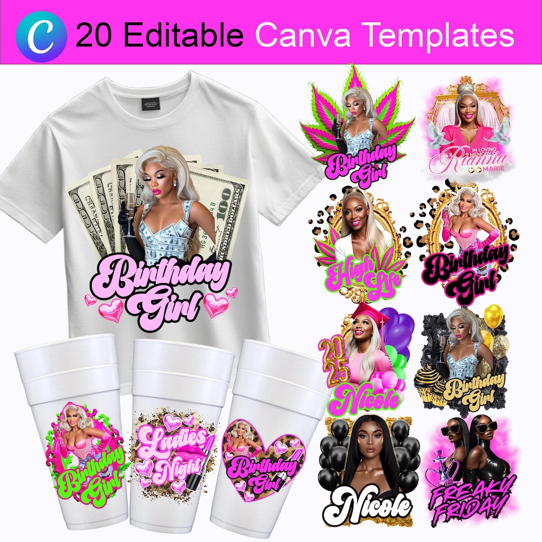 Sticker for Styrofoam Cup Canva Template Shot Glass Stickers, Shirt ...