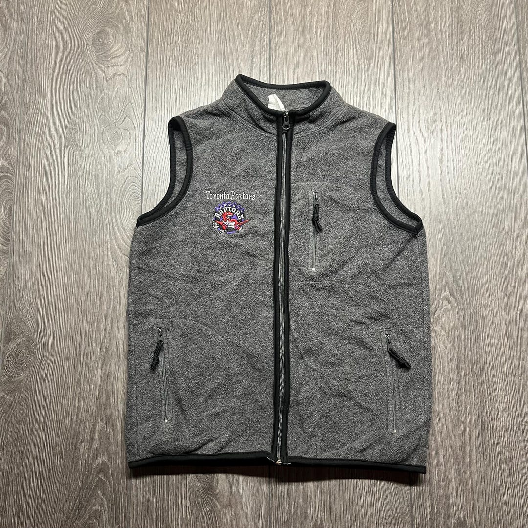 Vintage Toronto Raptors 1990s NBA Vest Embroidered Youth Medium Grey ...