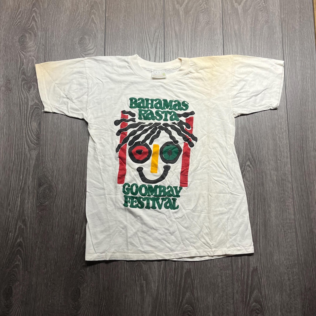 Vintage Bahamas Rasta Goombay Festival 1980s Rare Band T Shirt Hippy ...