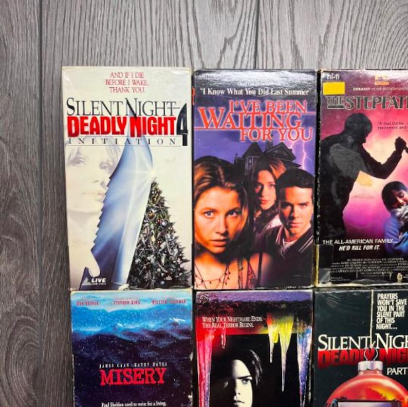 Horror Movie VHS Lot Pick Yours Silent Night Deadly Night I've Been ...
