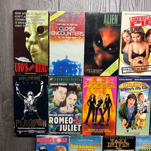 Classic Movies Vhs Alien UFO Close Encounters American Pie Harley ...