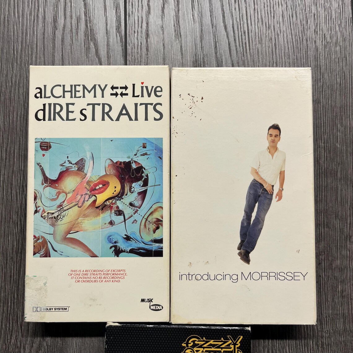 VHS Lot Rare Music Bands Alchemy Live Dire Straits Introducing ...