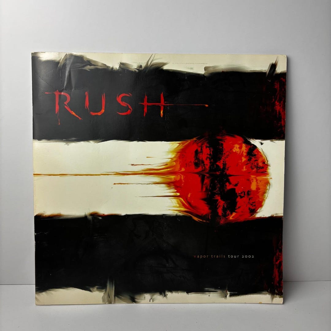 Rush Vapor Trails 2002 Tour Program Book Used - Etsy