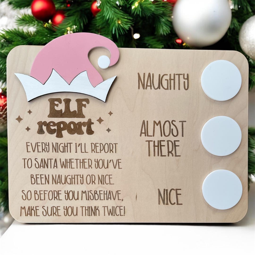 Magical Report Card From Santa's Elves - Etsy