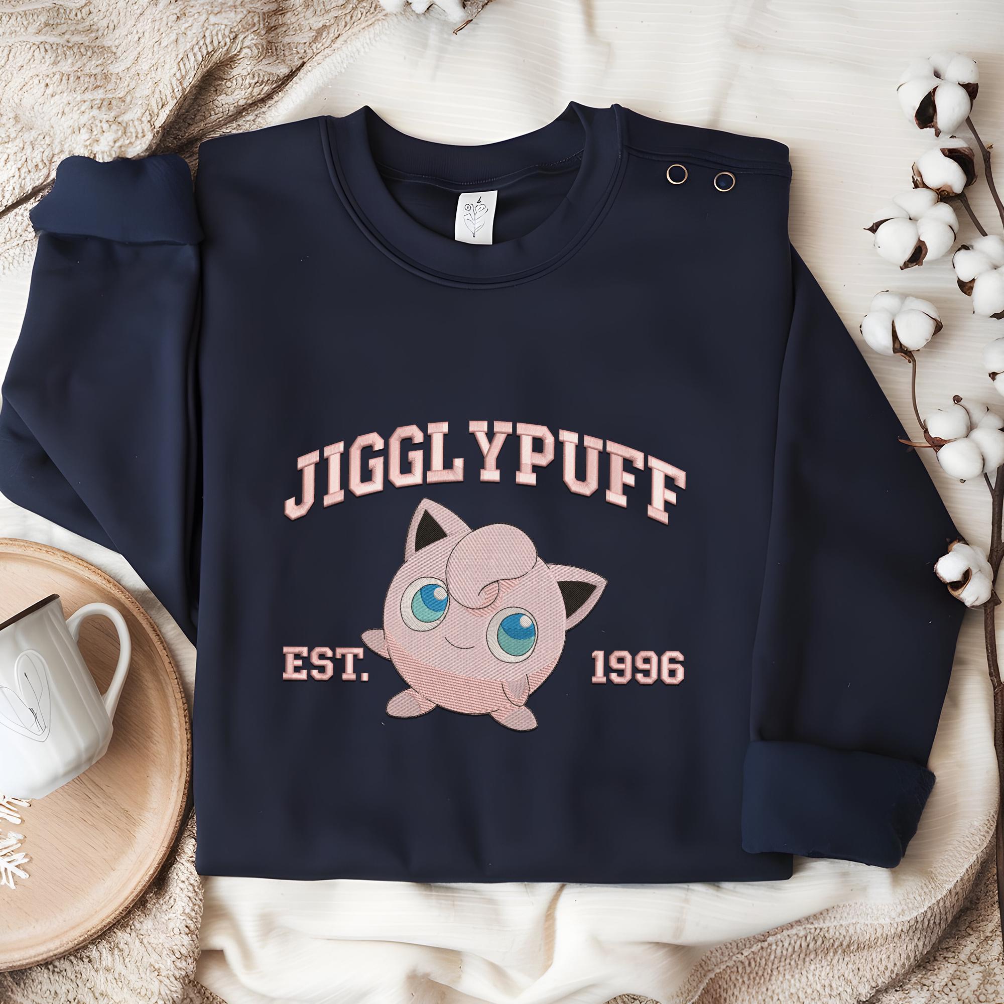 Jigglypuff Embroidery Design, Pokemon Embroidered, Jigglypuff ...