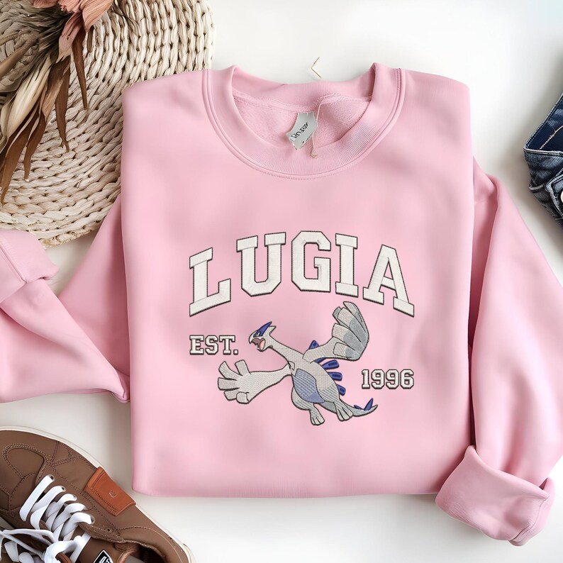 Lugia Pokemon Embroidery Design, Pokemon Embroidered, Lugia Embroidery ...