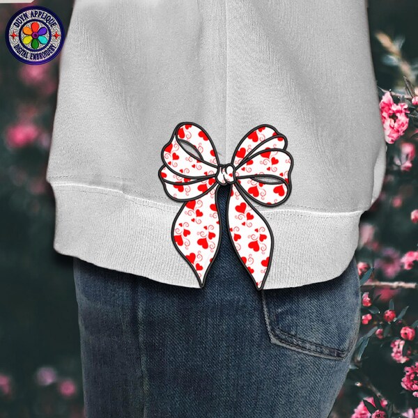 Side Bow Applique - Etsy