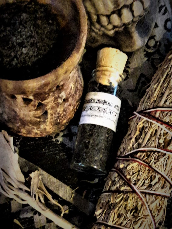 Magickal Black Salt Hoodoo Ritual Salt for Uncrossing Evil | Etsy