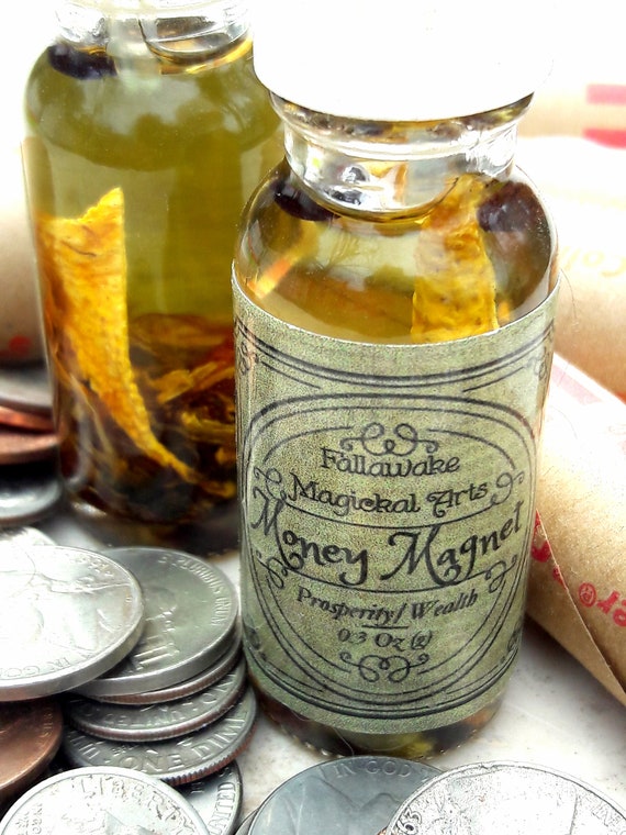 Money Magnet Oil Magickal Oil for Prosperity Wealth | Etsy