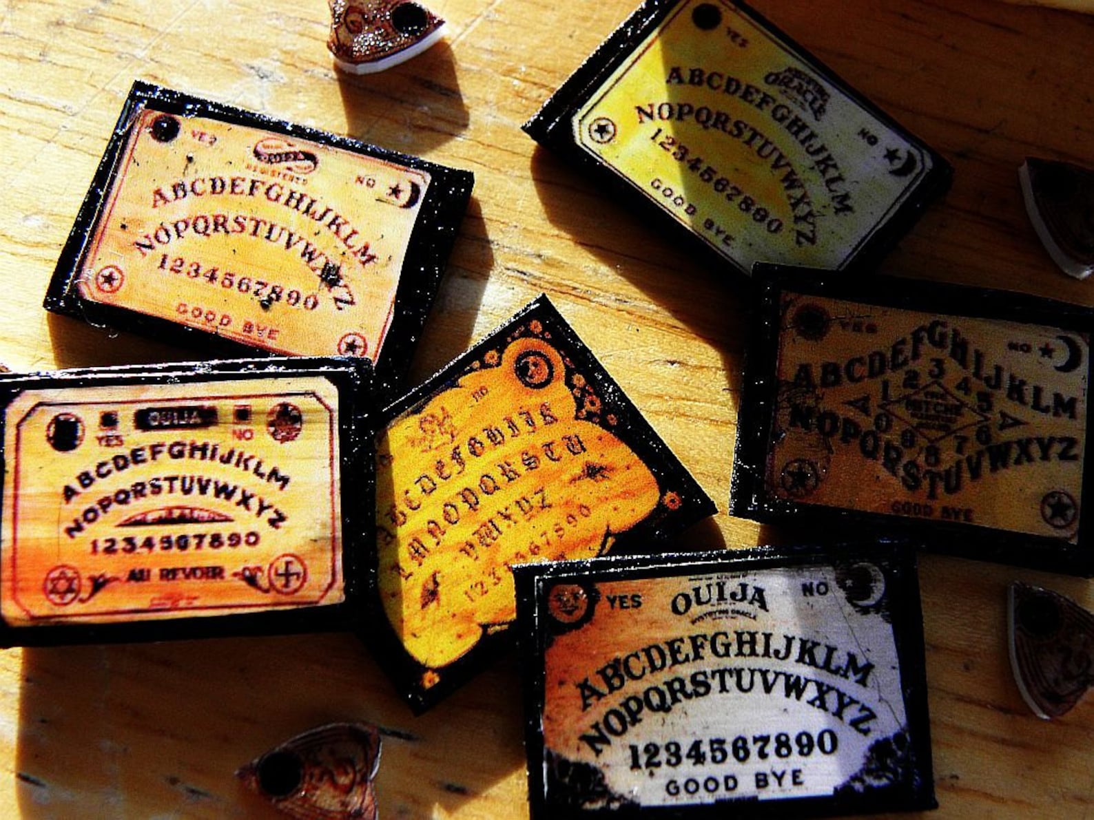 TINY Six 6 Pack Ouija Board Size IV Mini Micro Pocket Boards - Etsy