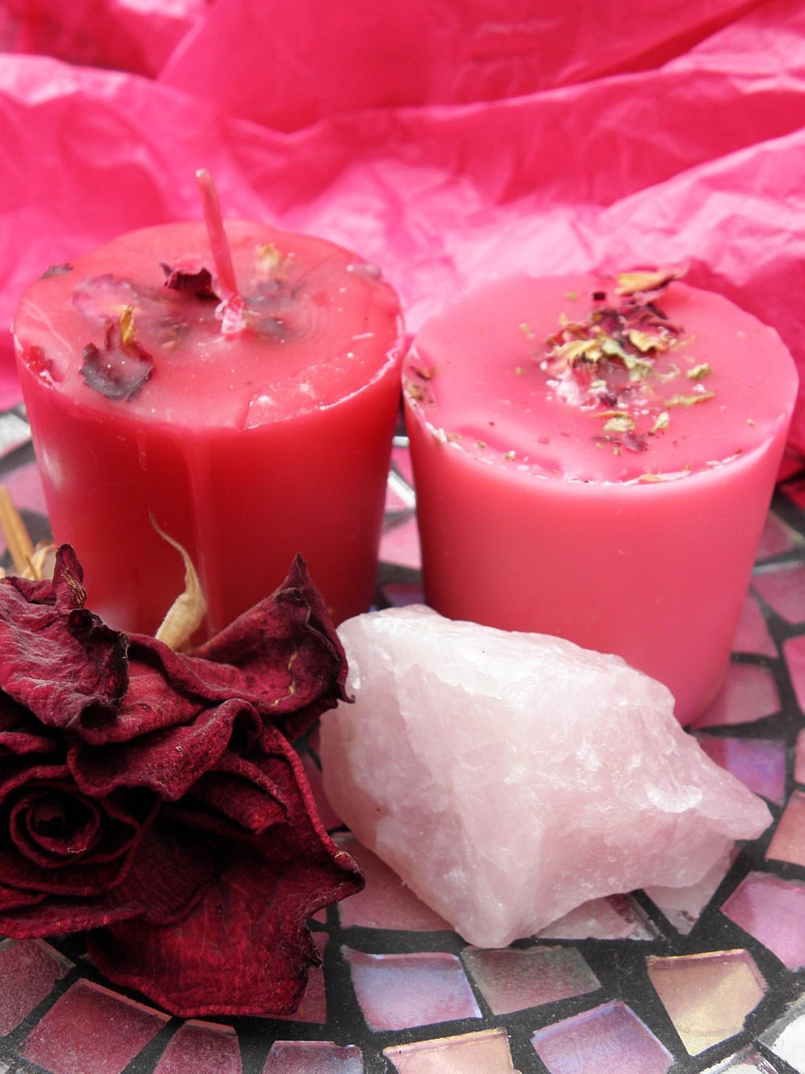 Red Hot Love Ritual Candles 2 Loaded Herbal Soy Blend - Etsy