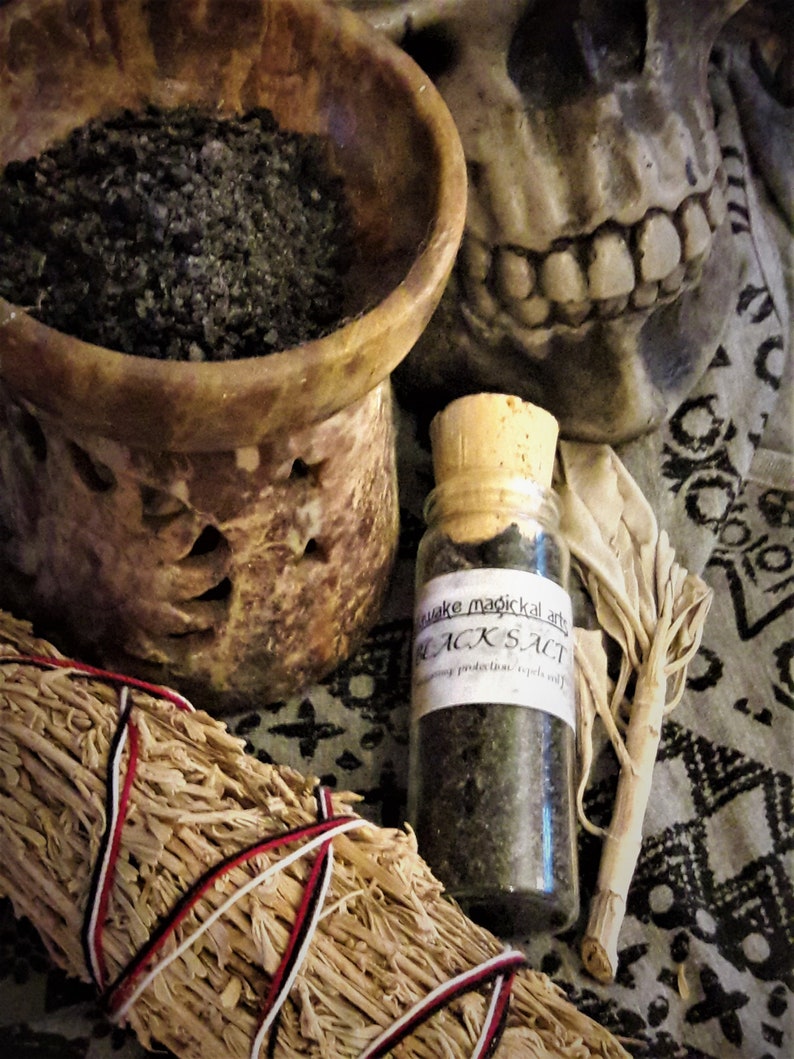 Magickal Black Salt Hoodoo Ritual Salt for Uncrossing Evil - Etsy
