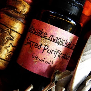 Sacred Purification Ritual Oil, Frankincense Myrrh, Cleansing and Rites ...