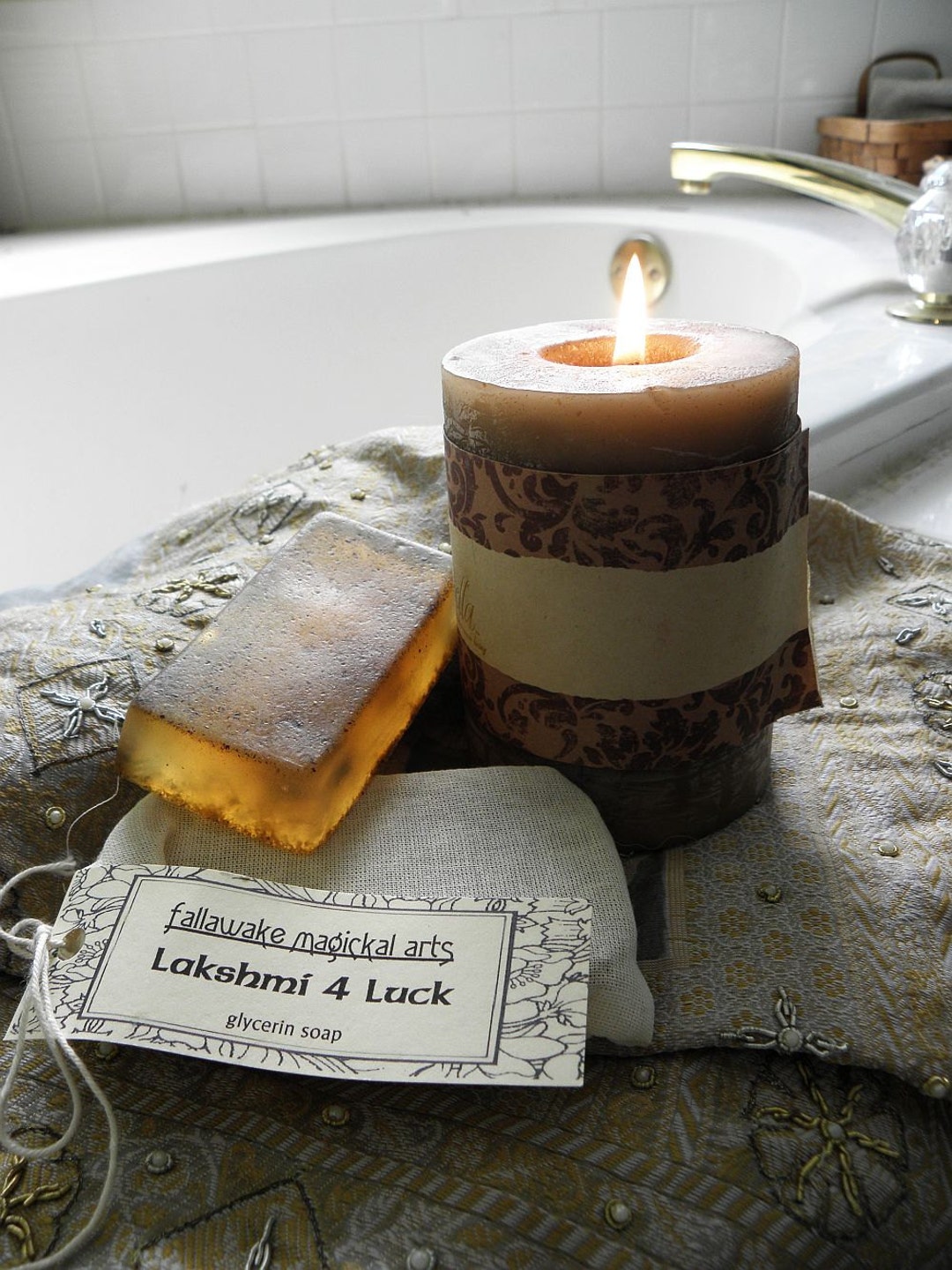 Lakshmi 4 Luck Glycerin Soap for Prosperity, Luck, & Abundance - No ...