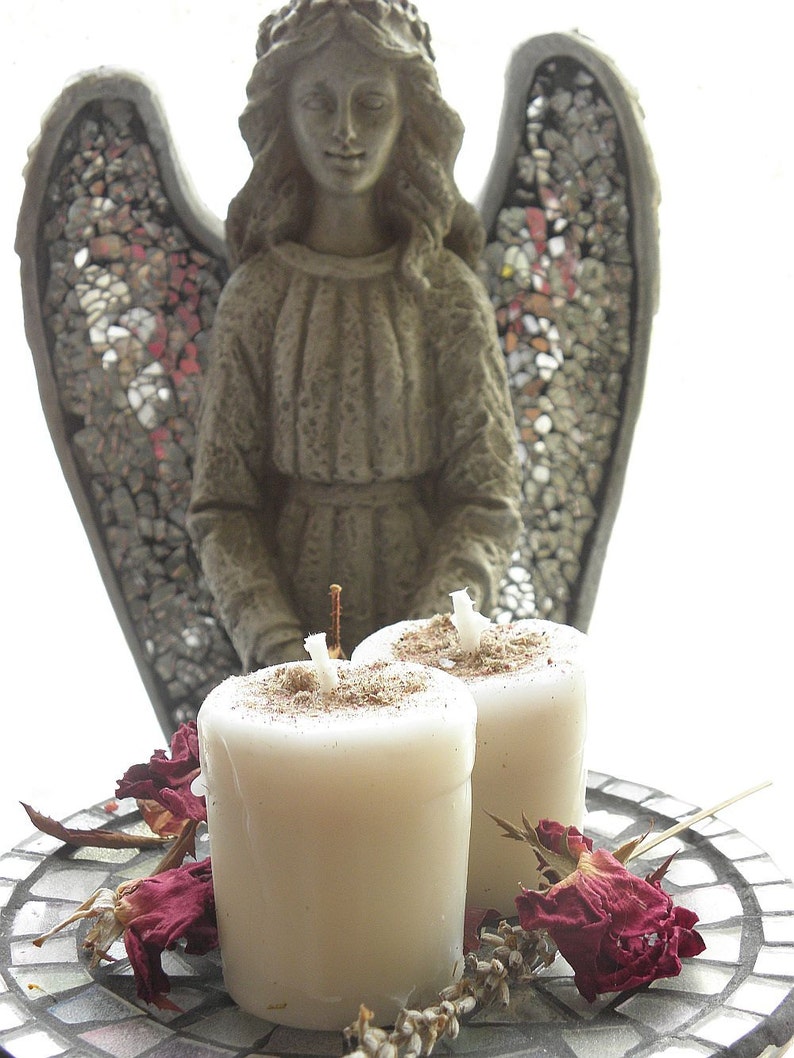 All Saints and Angels White Ritual Candles 2 Loaded Herbal - Etsy