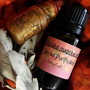 Sacred Purification Ritual Oil, Frankincense Myrrh, Cleansing and Rites ...