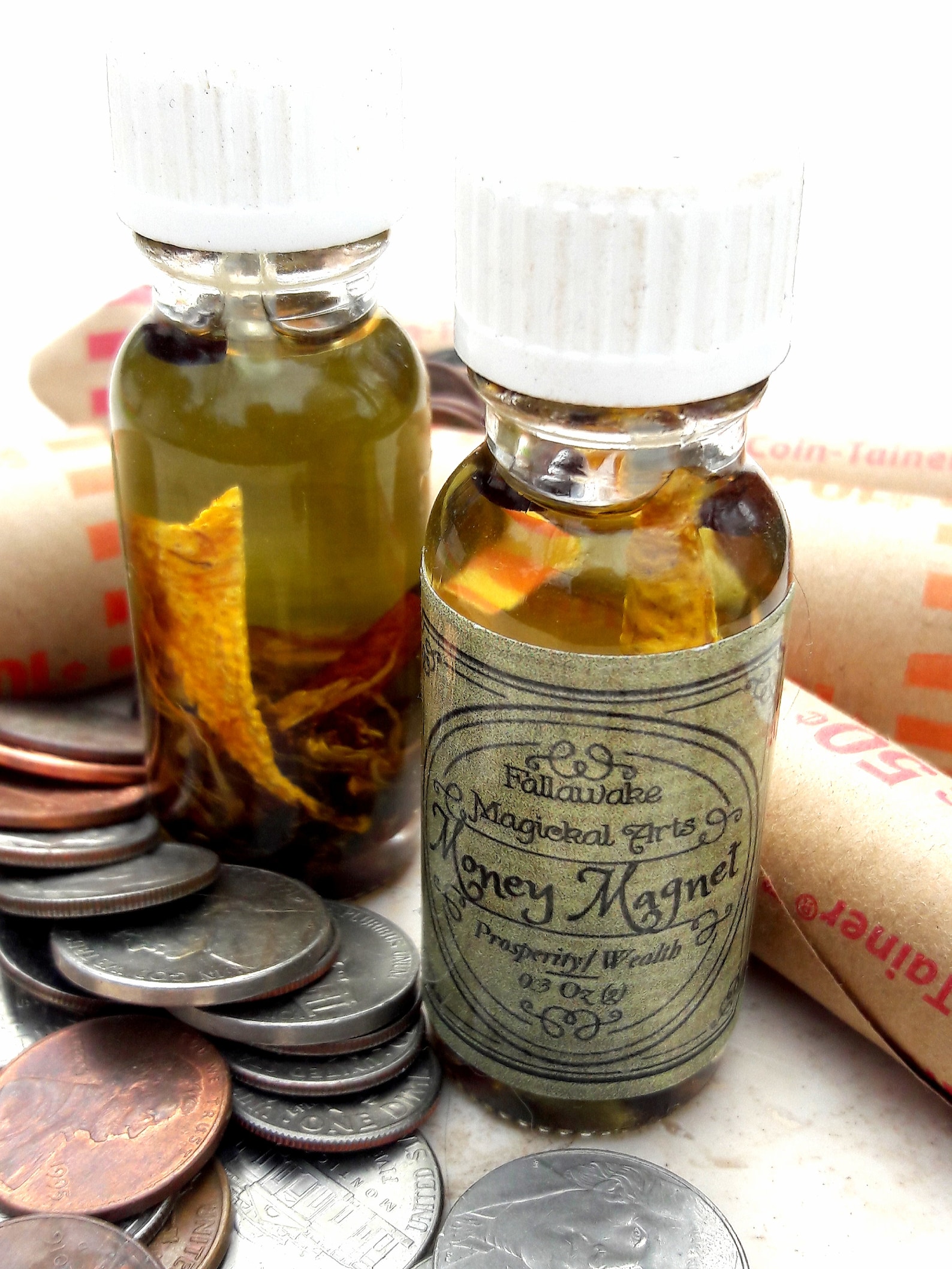 Money Magnet Oil Magickal Oil for Prosperity Wealth | Etsy