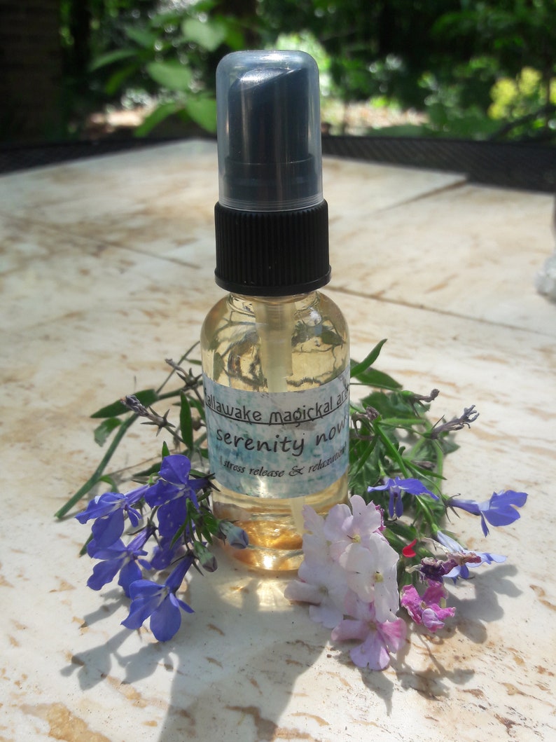 Serenity Now Magickal Ritual Mist Body Spray for Stress Release and ...