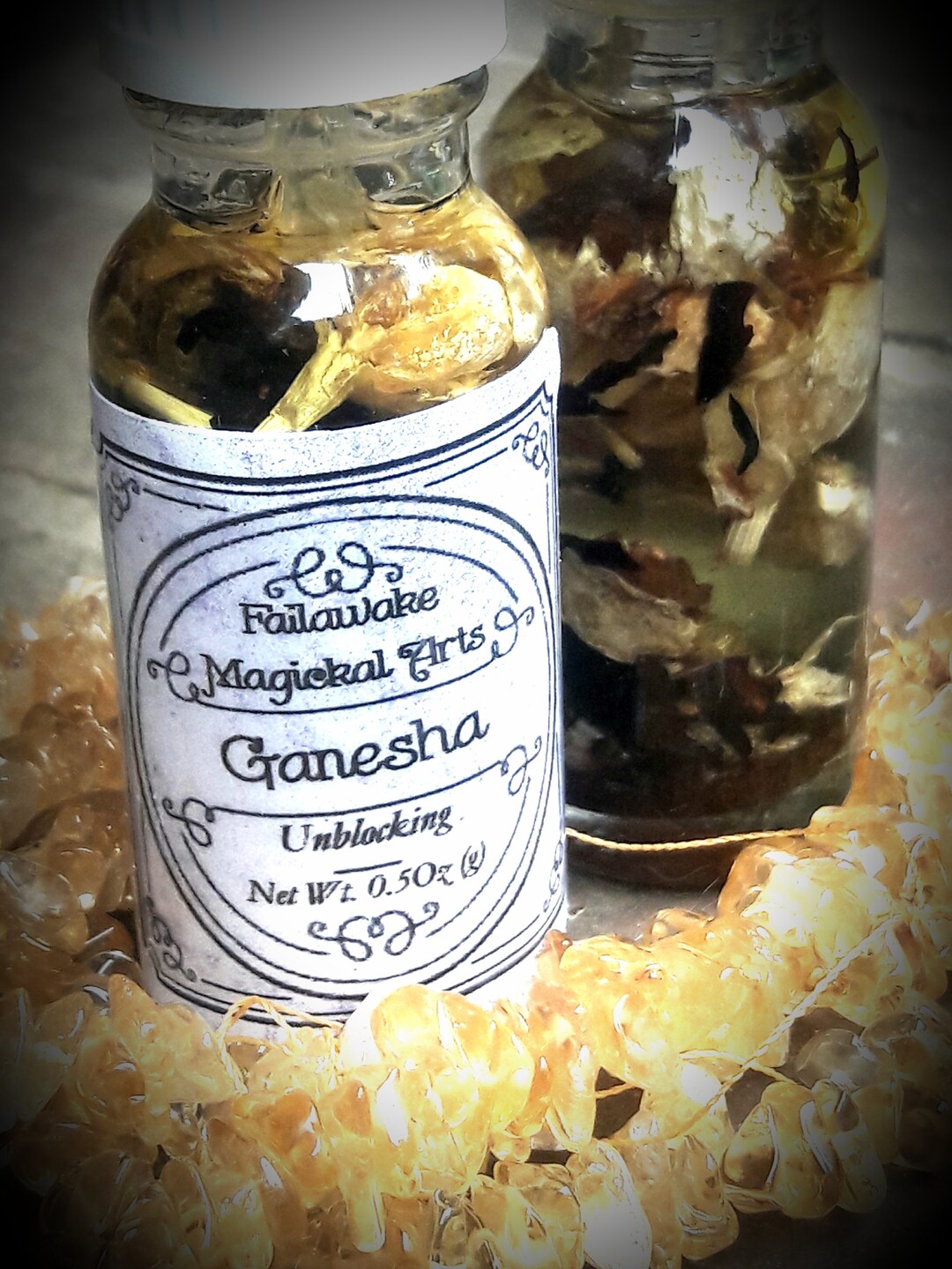 Ganesha Magickal Oil Elephant Hindu God of Success & Remover of ...