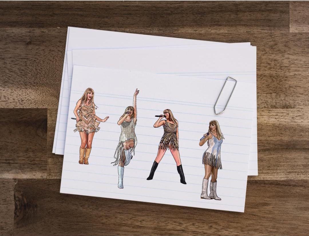 Fearless Individual Outfits Taylor Swift Eras Tour BUNDLE 6 Pack - Etsy