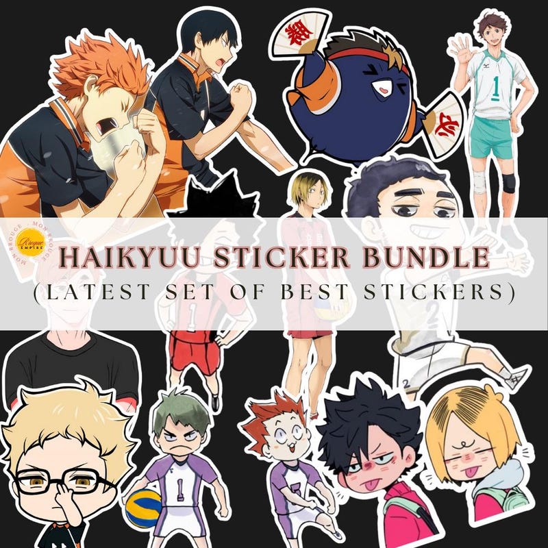 Haikyuu Stickers - Etsy