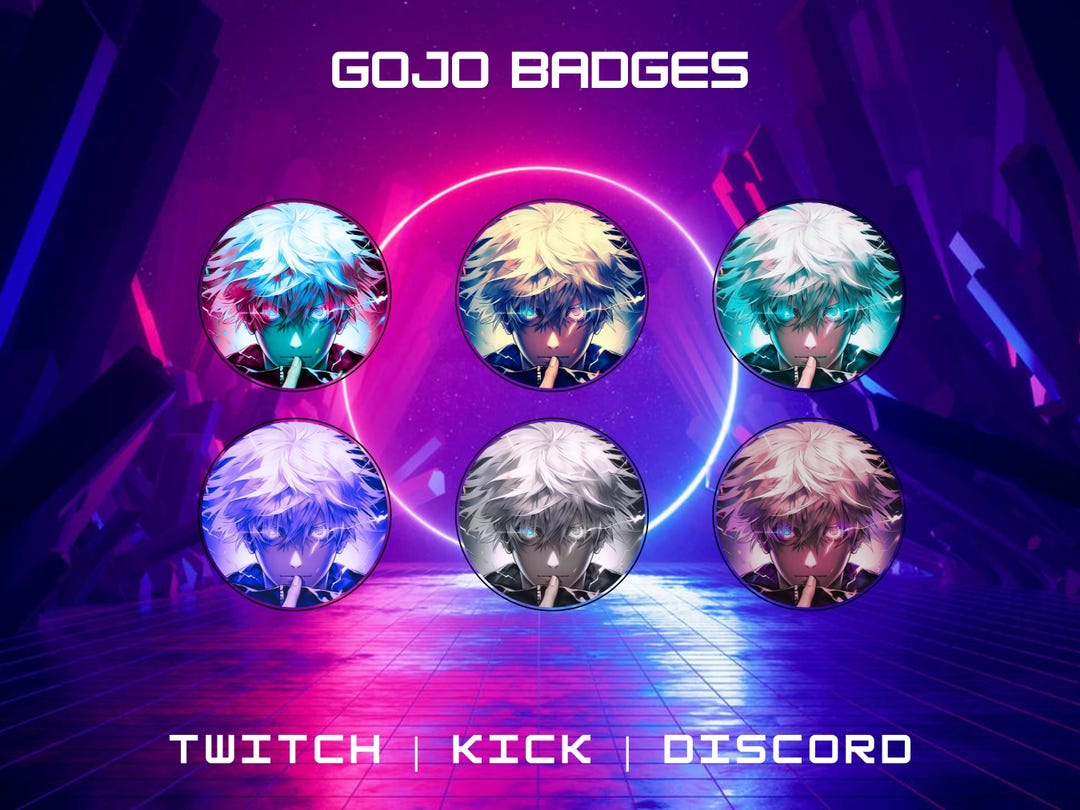 Anime Badges for Twitch Sub & Bit Badges Character Sub Badges Stream ...