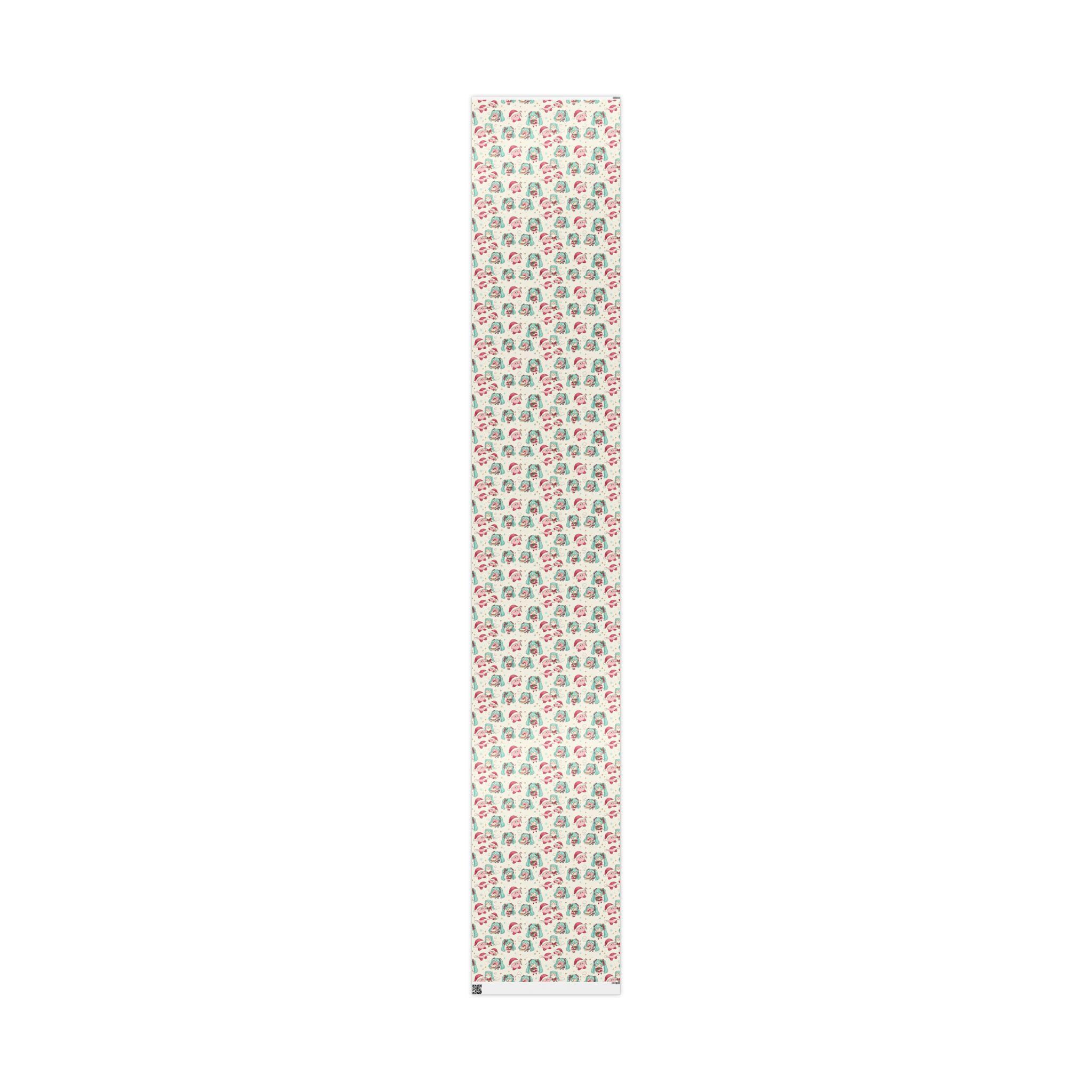 Kirby Hatsune Miku Inspired Anime Christmas Wrapping Paper | Gift Wrap ...