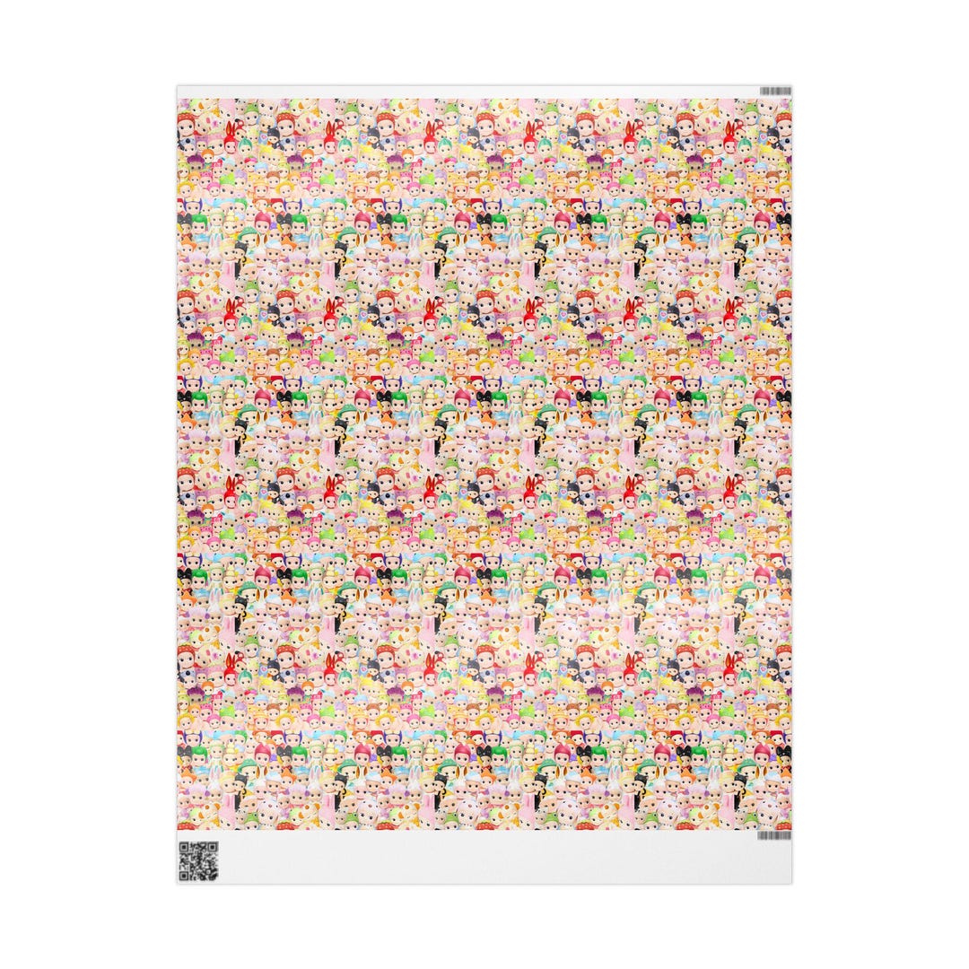 Custom Sonny Angel Themed Wrapping Paper Inspired Gift Wrap for Fans 30 ...