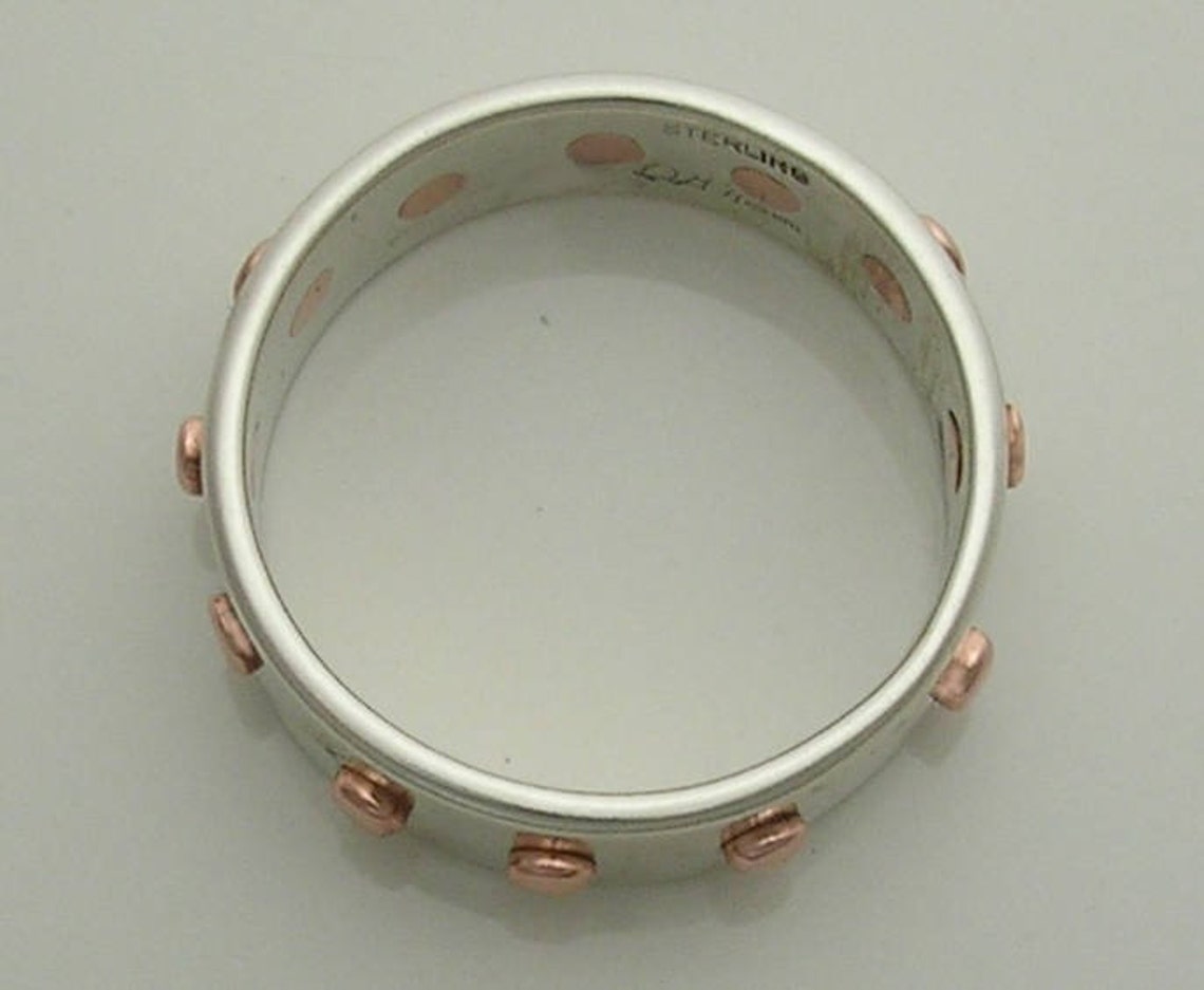 The 12 Rivet Ring - Etsy