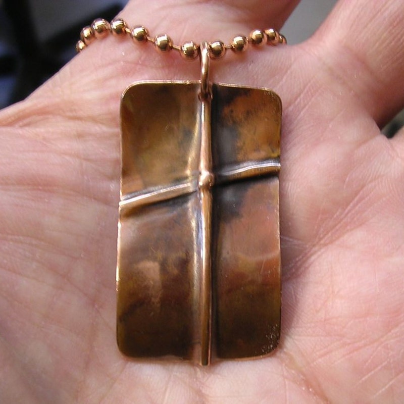 Fold Formed Pendant - Etsy