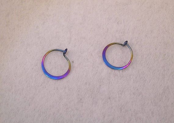 Pure niobium earrings store