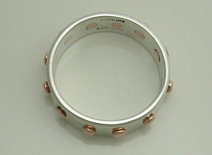 The 12 Rivet Ring - Etsy