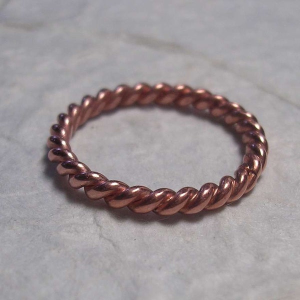 Copper Wire Ring - Etsy