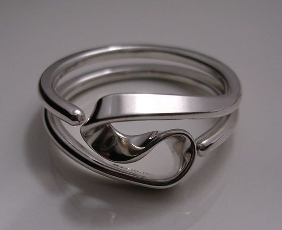 Energy Ring ™ Two Turn Vortex Energy Ring™ in 10 Gauge Sterling Silver ...