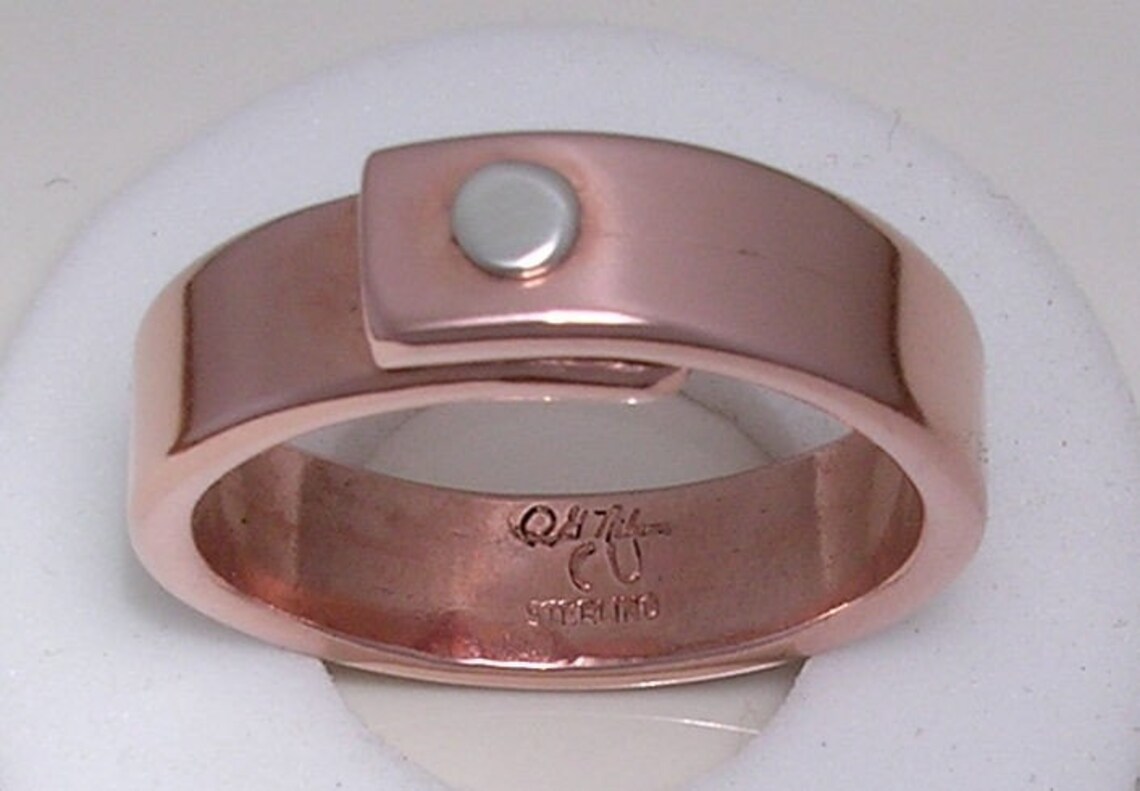 The One Rivet Ring - Etsy
