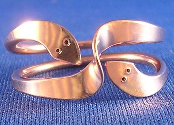 Two Turn Kundalini Wave Energy Ring in Copper Niobium - Etsy