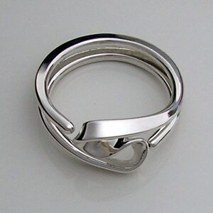 Energy Ring™ Two Turn Vortex Energy Ring ™ in 12 Gauge Sterling Silver ...