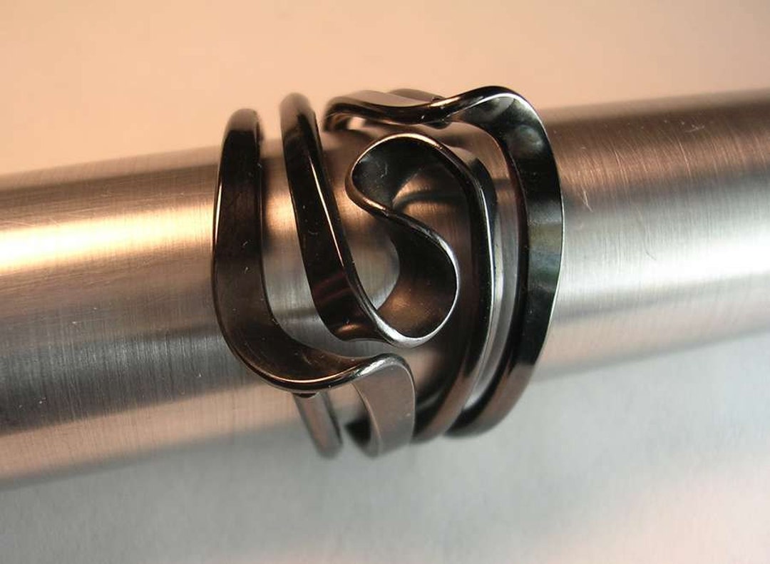 Niobium Energy Ring™. Blackened 4 Turn Vortex Size 5 is Ready to Ship ...