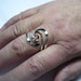 Winged Two Turn Vortex Energy Ring™ in Sterling Silver - Etsy