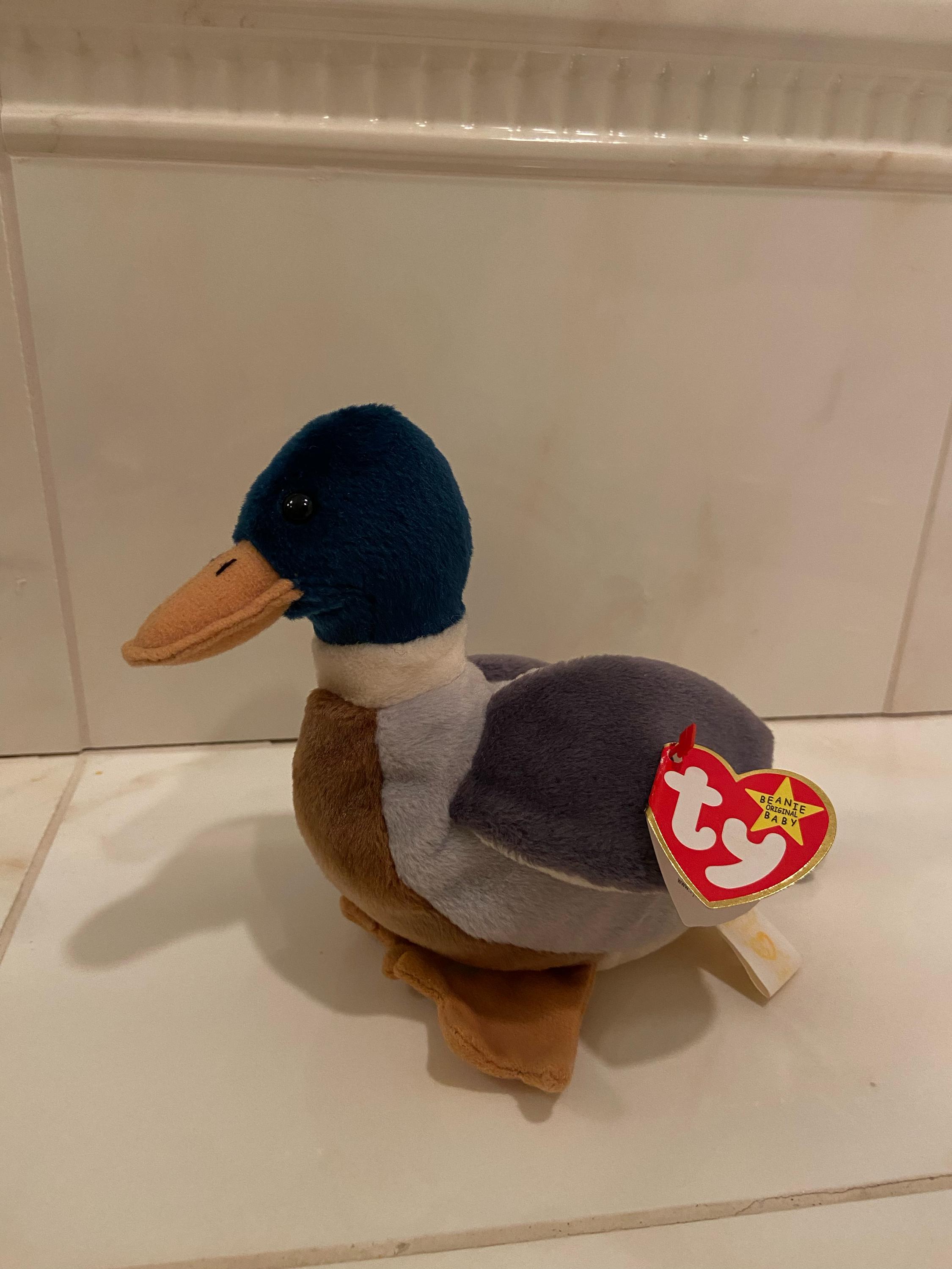 Ty Beanie Baby Jake the Mallard Duck Plush *RARE With TAG ERRORS* - Etsy