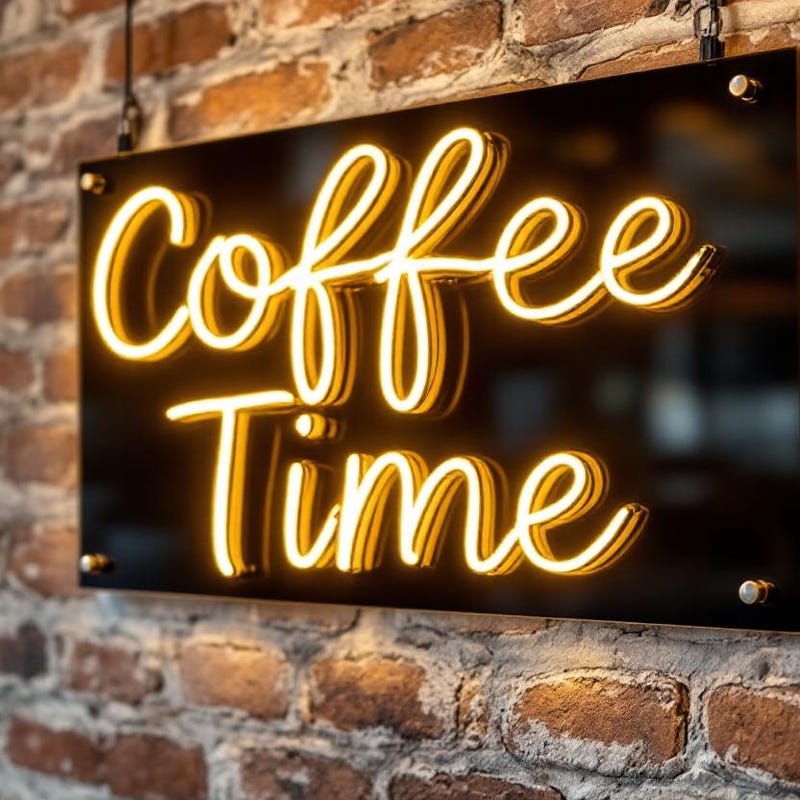Light up Coffee Sign - Etsy
