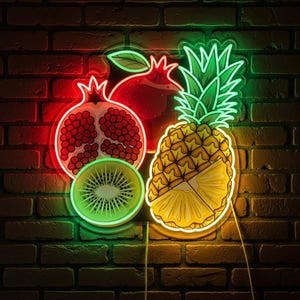 Drink Art Neon LED Sign | Custom Bar Wall Light | Personalized Acrylic ...