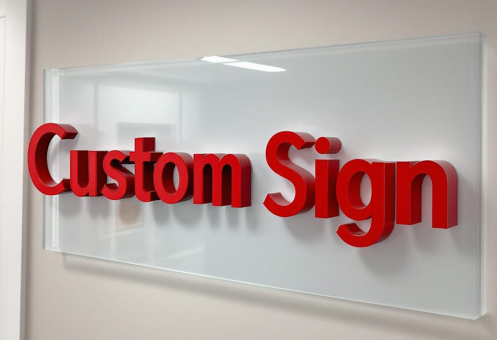 Custom Outdoor Lighted Sign – LED Business Signage With Optional ...