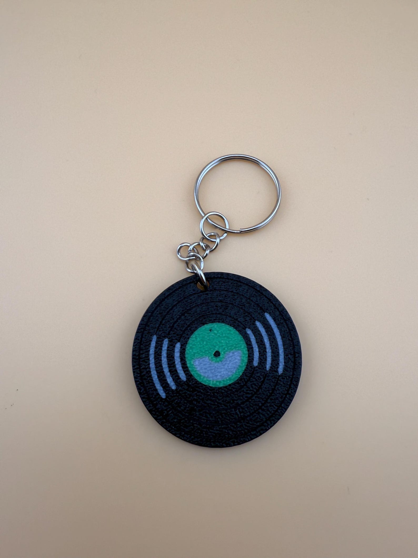 Retro Vinyl Record NFC Keychain – 3d‑printed Music Gift for Spotify ...