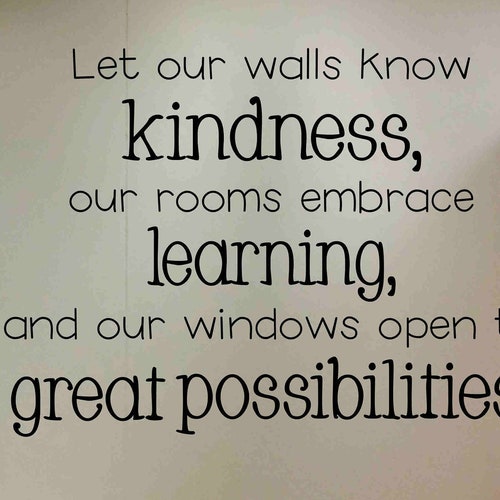 Inspirational Classroom Wall Decal Decoration Quote There is - Etsy