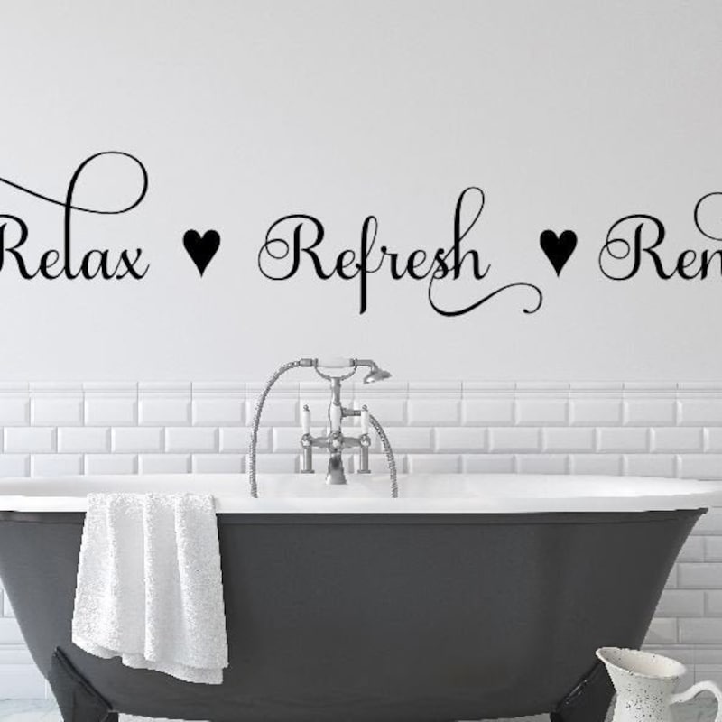 Wall Decals for Bathroom - Etsy