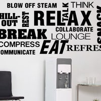 Employee Break Room Trash Rules Sign | Workplace Cleanliness Poster ...