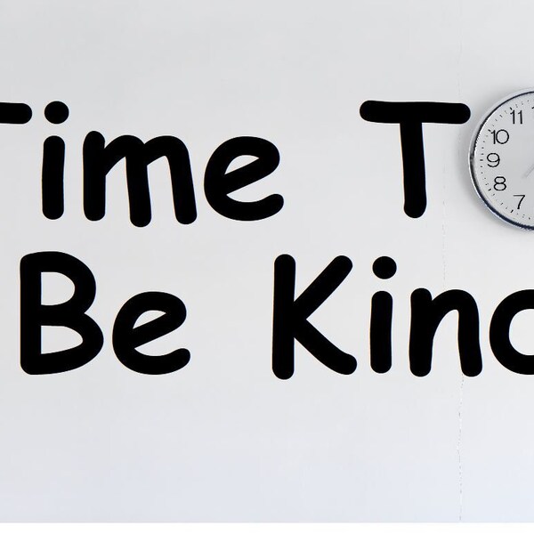 Time Wall Decal - Etsy