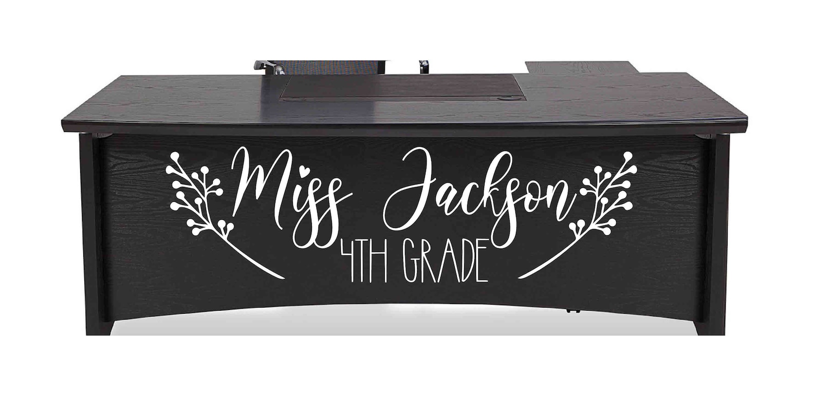 Teacher Name Personalized Teacher Desk Decal Classroom Decor | Etsy